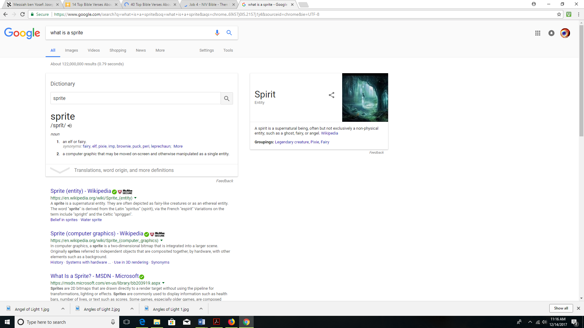 Angels of Light Pt.2 SPRITES – The Universe Of God